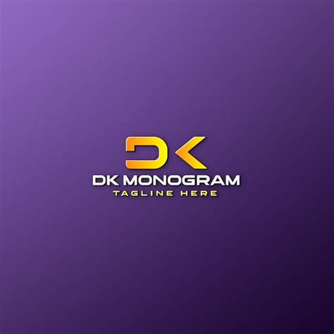 Premium Vector D Amp K Monogram Logo
