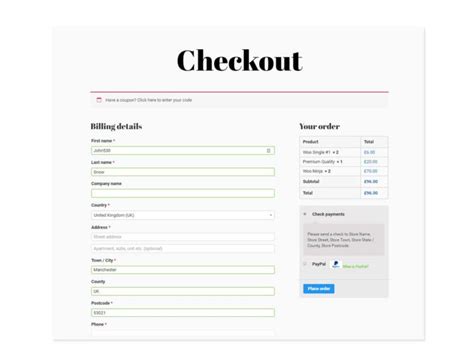 Woocommerce Checkout Fields Customization Guide