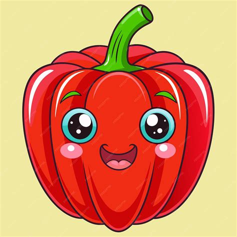 Spicy Pepper Vector Art Hand Drawn Pepper Premium Ai Generated Vector