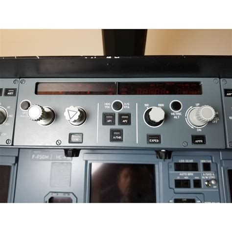 A320 FCU Finition Ultimate Line Push Pull