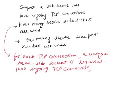 Points Suppose A Web Server Has Ongoing Tcp Connections How