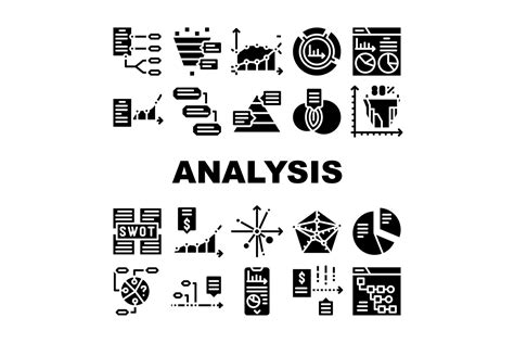 Data Analysis Diagram Collection Icons Graphic By Sevvectors · Creative