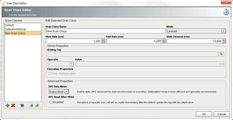 Editing Scan Classes Ignition User Manual