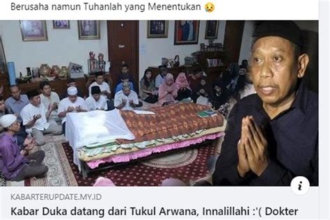 Cek Fakta Innalillahi Kabar Duka Datang Dari Tukul Arwana Dokter