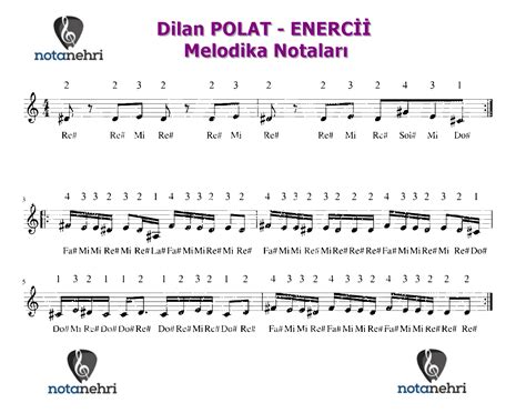 Dilan POLAT ENERCİİ Melodika Notaları Melodika Notaları