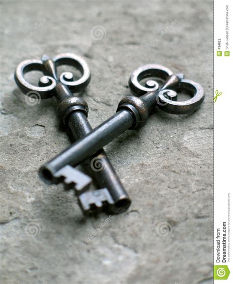 Interlocked Keys Stock Image Image Of Background Unlock 434829