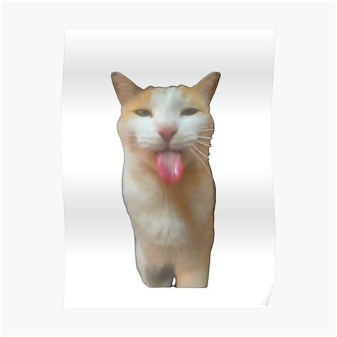 Bleh Cat Poster For Sale By Oestra Redbubble