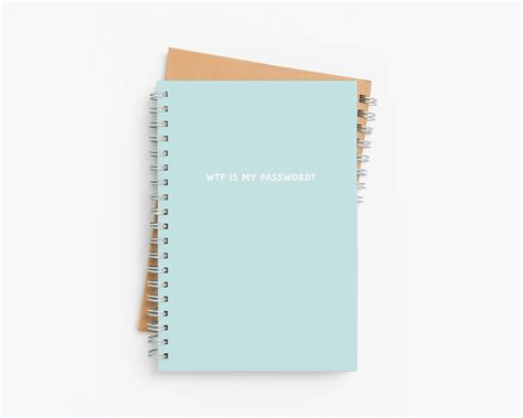 Password Notebook Organizer Wtf Is My Password Book