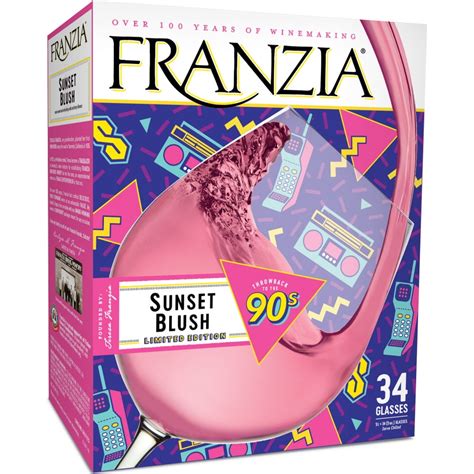 Franzia Sunset Blush House Favorites Rose Wine 5 L Bag In Box 9 Abv