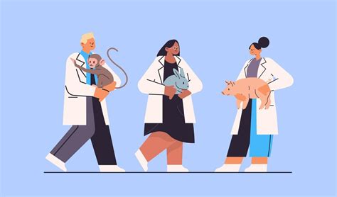 premium vector scientists doing experiments in lab with experimental
