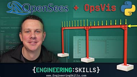 openseespy frame analysis walkthrough youtube