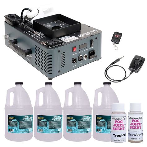 ADJ Fog Fury Jett RGBA LED Vertical Fog Machine Fluid Reverb