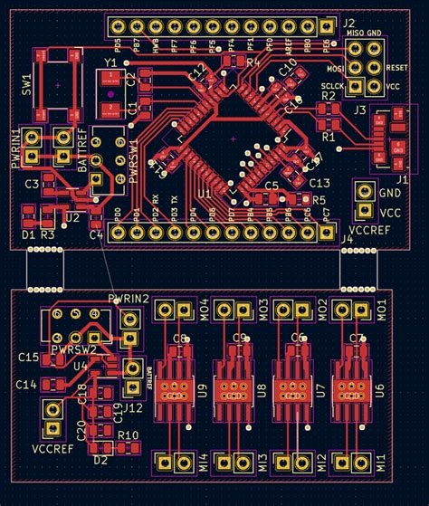 Schematic Pcb Review Request 2 Layer Atmega32u4 Breakout Board