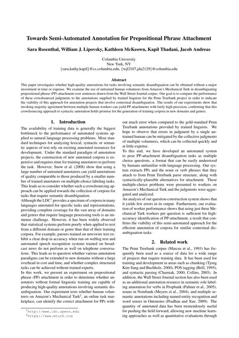 pdf towards semi automated annotation for prepositional phrase attachment