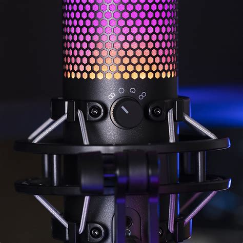 HyperX QuadCast S RGB USB Condenser Mic Bla NetOnNet