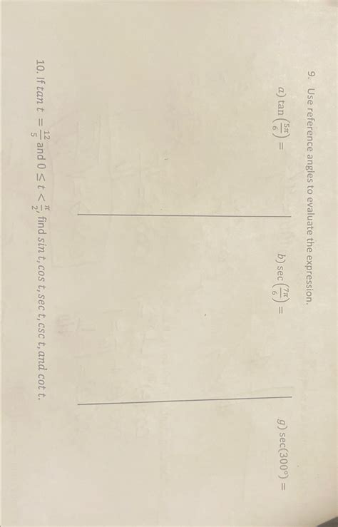 solved use reference angles to evaluate the