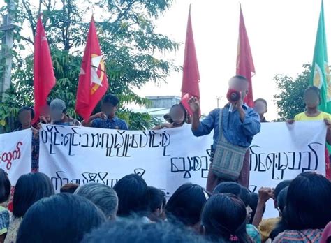 မြိုင်မြို့နယ် သပိတ် စစ်ကြောင်း ဖက်ဆစ် စစ်တပ် ချေမှုန်းရေး ချီတက် ဆန္ဒပြ Khit Thit Media