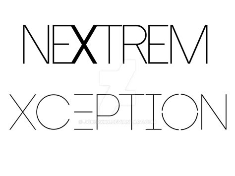 Nextrem And Xception Basic Logo By Jok3rxxx On Deviantart