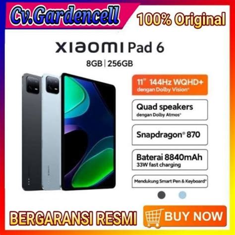 Jual Xiaomi Pad Ram Gb Garansi Resmi Shopee Indonesia