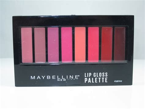 Maybelline Lip Gloss Palette Review And Swatches Musings Of A Muse