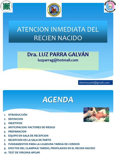 Atención Inmediata Del Recién Nacido Pdf Parto Infantes