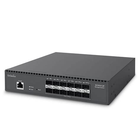 Engenius Ecs5512f Cloud Managed 12 Port 10g Sfp Half Rack Aggregate Fiber Layer 2 Switch