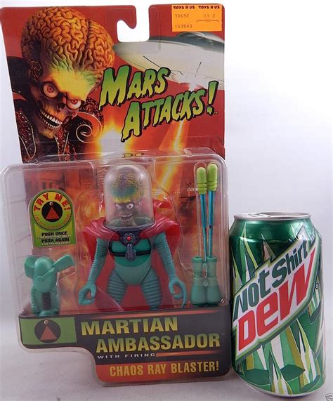 Mars Attacks Talking Martian Ambassador Talk Robot Action Figure Topps