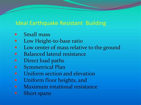Basics Of Earthquake And Building Planning In Eq Prone Areas Ppt