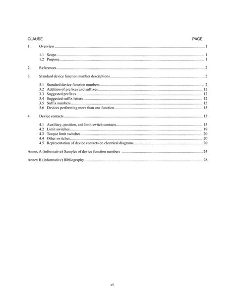 Ieee C Device Function Numbers And Contact Designations PDF