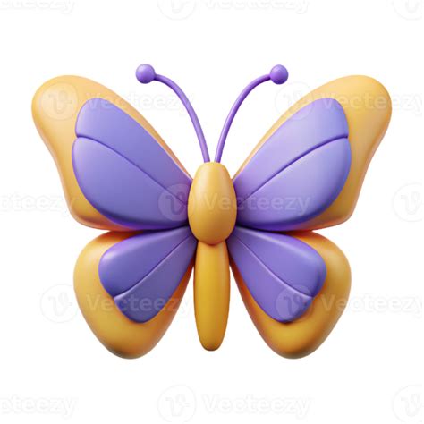 Fascinating Inspired Stylized Symmetrical Butterfly With Crisp Edges Minimal Flat Color