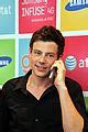 Cory Monteith Naya Rivera Samsung In Chicago Cory Monteith Glee