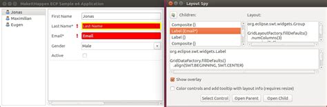 Swt Spy Debugging Swt Layouts