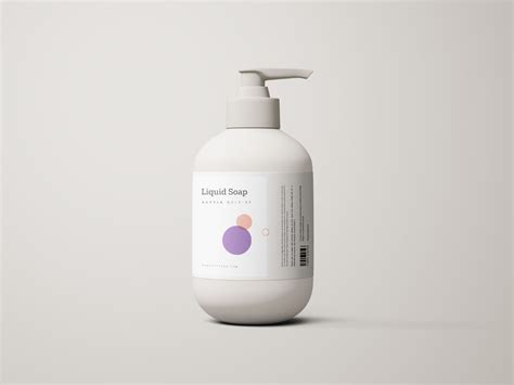 Liquid Soap Mockup Mockuptree
