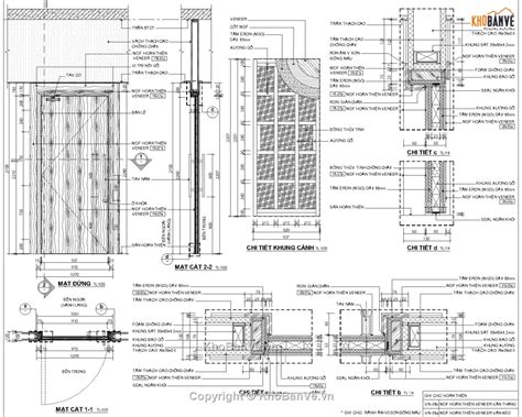 Bản Vẽ Autocad Cửa Gỗ Chống Cháy