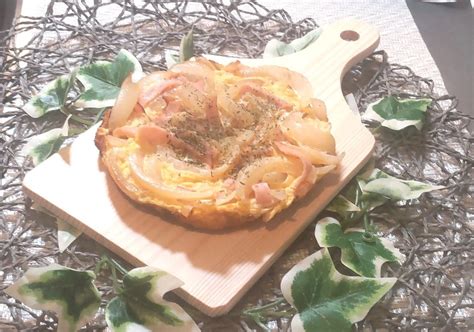 たまねぎとハムのオープンオムレツ By 舞昆のこうはら公式 【クックパッド】 簡単おいしいみんなのレシピが396万品