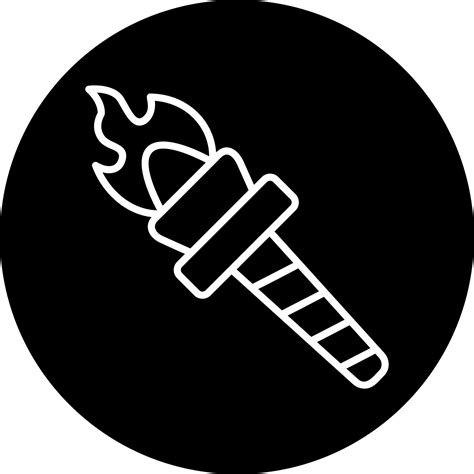 Torch Vector Icon 20721433 Vector Art At Vecteezy