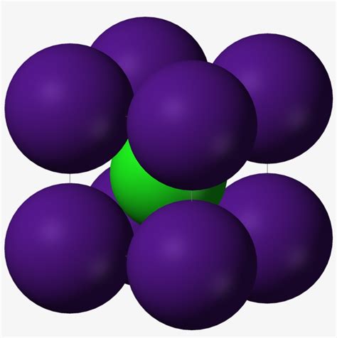 Caesium Chloride Unit Cell 3d Ionic Ionic Bonding 1100x1057 Png Download Pngkit