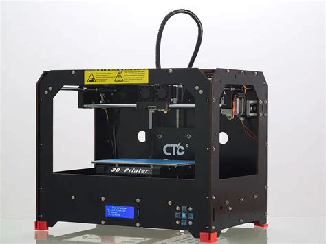 Ctc Черный 3d принтер двойной экструдер Mk8 Прямая с фабрики Самая низкая цена Pla