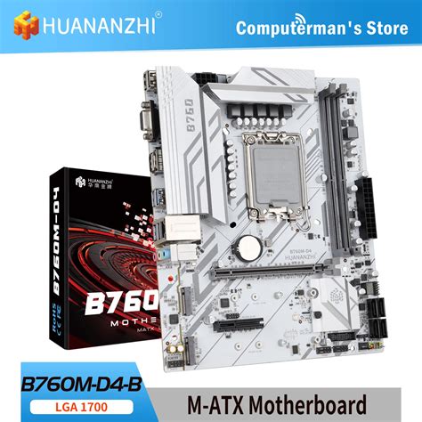 HUANANZHI-B760M-D4-M-ATX-DDR4-Motherboard-Support-12-13-Gen-B760-Intel ...