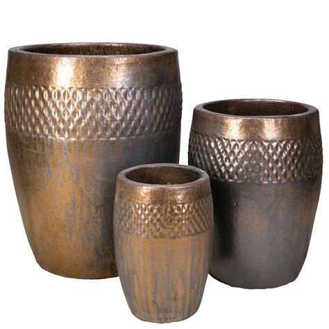 Bungalow Rose Faryaal Ceramic Pot Planter Wayfair