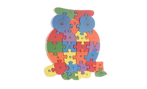 Vzdělávací dřevěné puzzle sova var.1 | Venda.cz - Nejlevnější slevový ...
