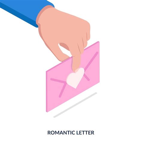 Carta romántica mano humana sosteniendo sobre con sello en forma de