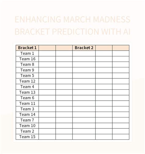 Free March Madness Bracket Templates For Google Sheets And Microsoft