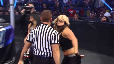 Kaitlyn Slaps The Referee Youtube
