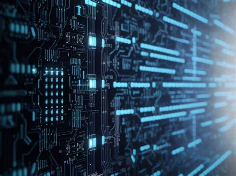 Premium Ai Image Binary Brilliance 3d Rendered Digital Matrix Code