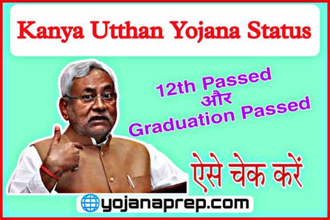 Kanya Utthan Yojana Status 2025 मुख्यमंत्री कन्या उत्थान योजना स्टेटस