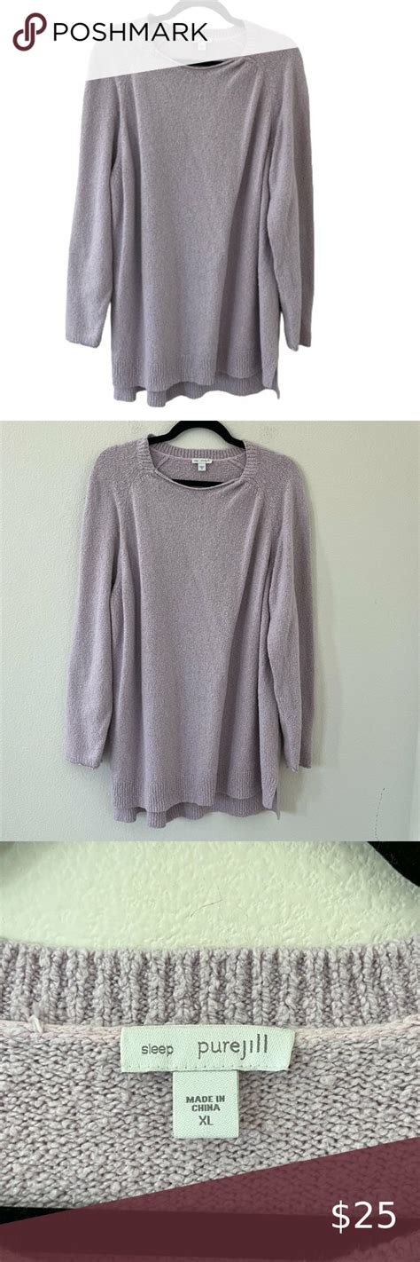 Jill Pure Jill Sleep Sweater Tunic Size Extra Large Sleep Sweater