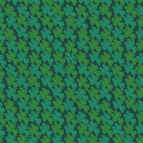 Seamless Pattern Of Green Clover Leaves 40873117 Vector Art At Vecteezy
