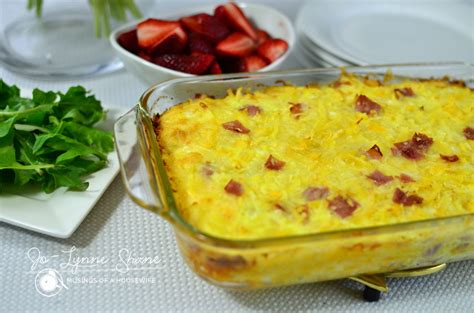 Ham And Egg Hash Brown Casserole