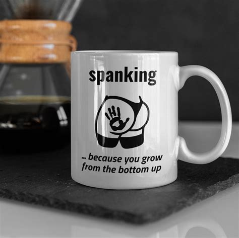 Spanking Coffee Mug Domestic Discipline Mug Kinky Coffee Mug Kinky